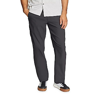 Eddie Bauer Men's Horizon Guide Chino Pants, Carbon, 33W x 32L