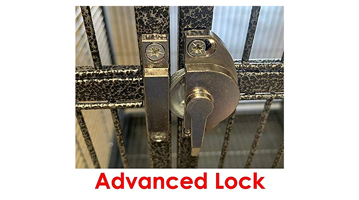 Large Elegant and Durable Wrought Iron Double Ladders Open Play Top ...