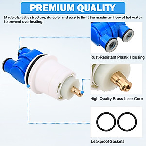RP19804 Delta Shower Cartridge Replacement for Delta 1300/1400 Series Single Handle Bath Tub and Shower Faucet Parts Replacement Pressure Balance Cartridge For Delta Select Monitor Valves (1993-2007)