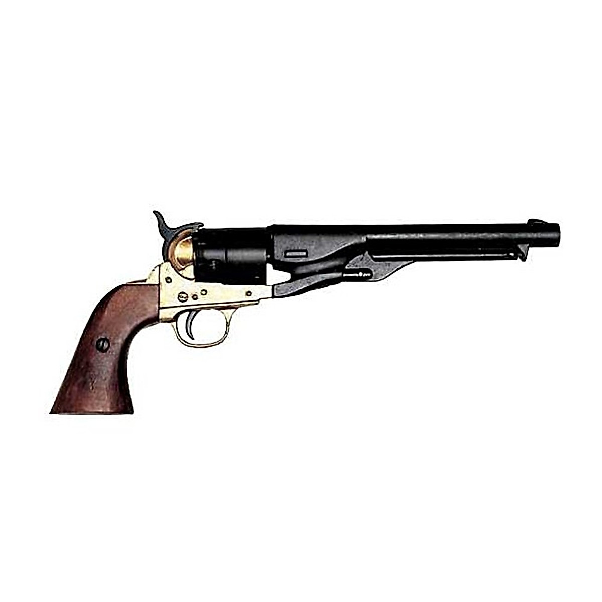 Denix M1861 Navy Issue Brass Revolver - Non-Firing Replica