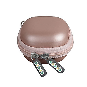 Adada Hard Travel Case for Samsung Galaxy Buds Live/Samsung Galaxy Buds Pro/Samsung Galaxy Buds 2 True Wireless Earbuds (Rose Gold)