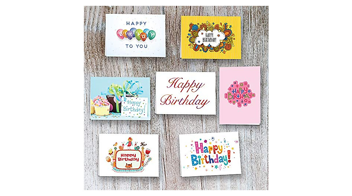 40 Assorted Birthday Cards with Envelopes for Everyone