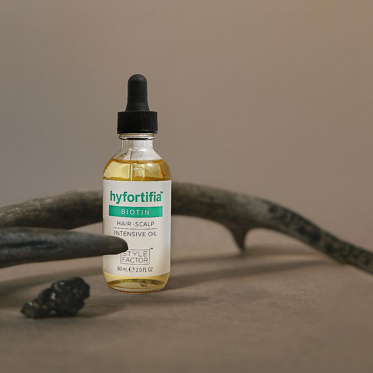 Style Factor hyfortifia™ Biotin Shampoo Conditioner Treatment | Shine Strengthen and Nourish | Made in USA (Hair Scalp Intensive Oil 2 Oz)