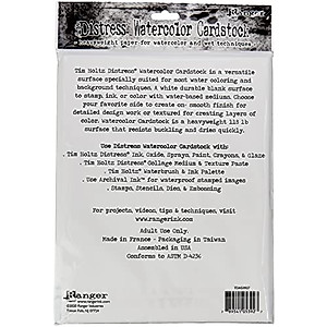 Ranger TH Cardstk THoltz Distress Watercolor Cardstock