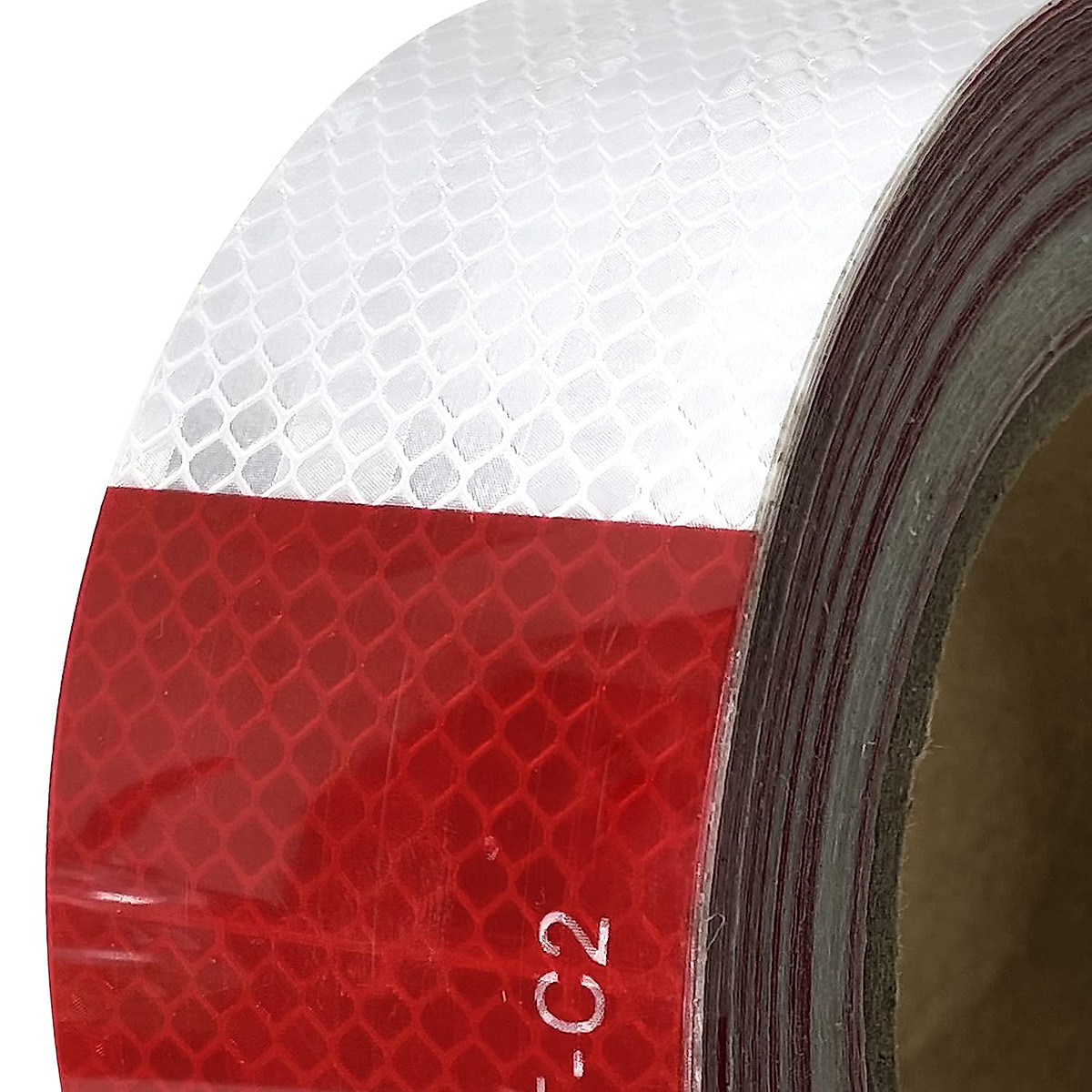 Trailer Reflective Tape Outdoor DOT C2 Reflector Tape 2 inch x 200 feet Waterproof White Silver Red Reflective Tape for Cars Trailers Trucks 200 FT High Visibility Contrast Duct Safety Sticker Strips