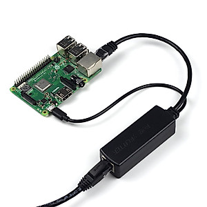UCTRONICS PoE Splitter Gigabit 5V - Micro USB Power and Ethernet to Raspberry Pi 3B+, Work with Echo Dot, Most Micro USB Security Camera and Tablet - IEEE 802.3af Compliant