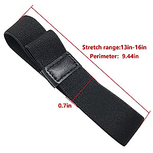 Lunch Box Elastic Bands FMHXG 4PCS Black and Red Double Layer Bento Box Fixing Straps Lunch Container Sealing Straps for Home School Office Outdoor Camping, Bento Lunchbox Strap