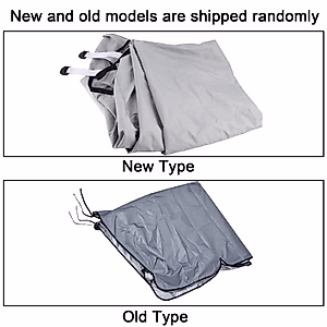 Outdoor Swing 3‑Seat Chair Waterproof Cushion Replacement for Patio Garden Yard(Grey)