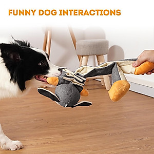 Dog Toys Soft Squeaky Durable Interactive Dog Chew Toys Stuffed Dog Toys Stimulates Puppy Teething Plush Animal Active Chewing Outdoor Reduce Boredom Squeaky Plush Durable Pet Interactive Koala