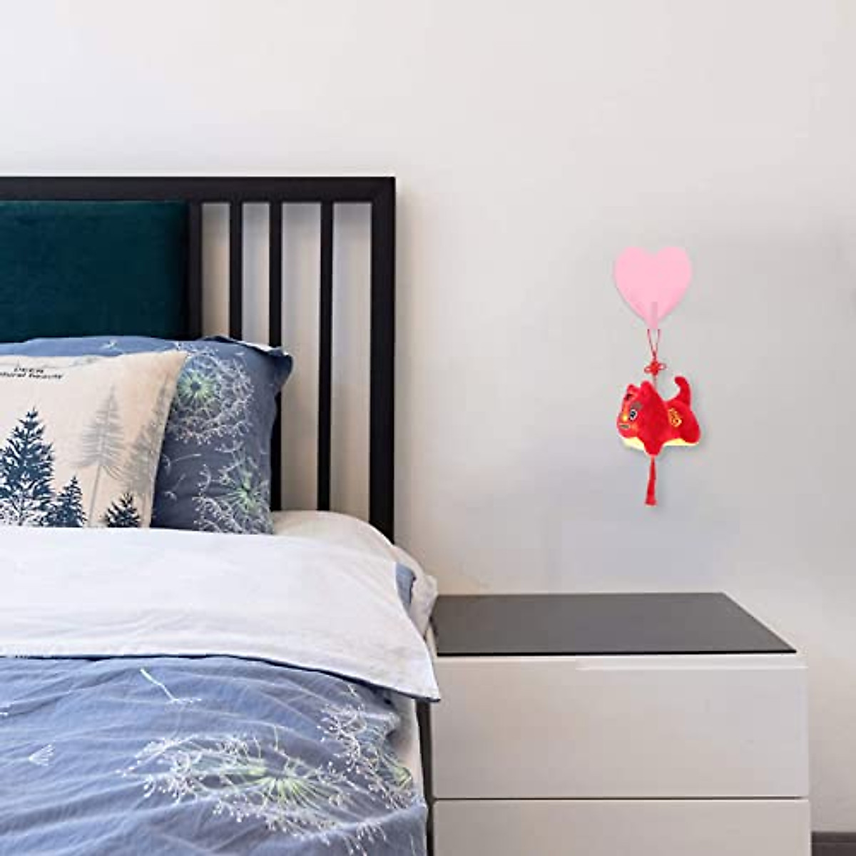 Zerodeko Ceiling Hooks 12Pcs Heart Shaped Wall Hooks Metal Decorative Cute Hook Adhesive Wall Hook Key Hat Towel Hooks Coat Wall Hangers for Home Kids Room Decoration 1 Ceiling Hook