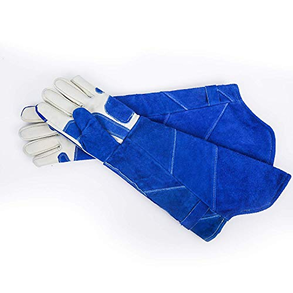 Sporting Style Animal Handling Gloves Bite Proof Reinforced Leather for Dog Training,Cat Scratch,Multipurpose Pet Glove, Grooming,Falcon,Grabbing,Reptile,Snake