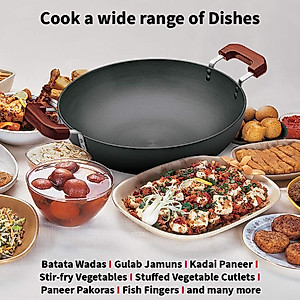 Futura Hard Anodised Deep-Fry Pan, 7.5L, Gray
