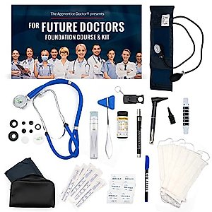 For Future Doctors Medical Kit and Online Training Course - Ideal for High School Students – Over 50 Practical Projects - Learn What Doctors Do Everyday - The Apprentice Doctor