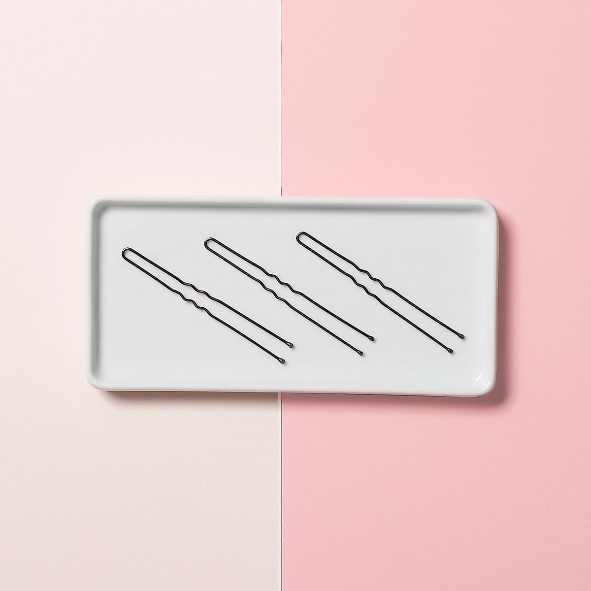 Diane Hair Bobby Pins for Women â€“ Large 2.5â€ - Black, Curved Flat Design with Ball Tips, D428-40 Count (Pack of 1)