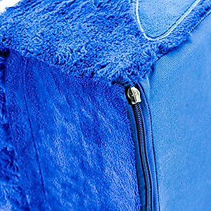 Soft Landing, Sweet Seats, Premium Character Chair with Carrying Handle & Side Pockets, Dark Blue Shark, Blue/White