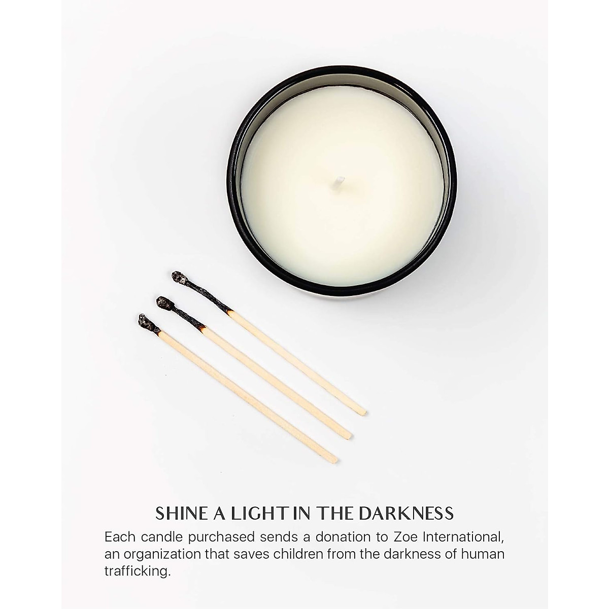 Benevolence LA Lavender, Mint & Sage Scented Candle | Soy Candles, Black Candle for Home | Gifts for Women and Men | Home Fragrance | Aromatherapy | Bathroom Freshener | 8oz, 45 Hour Burn