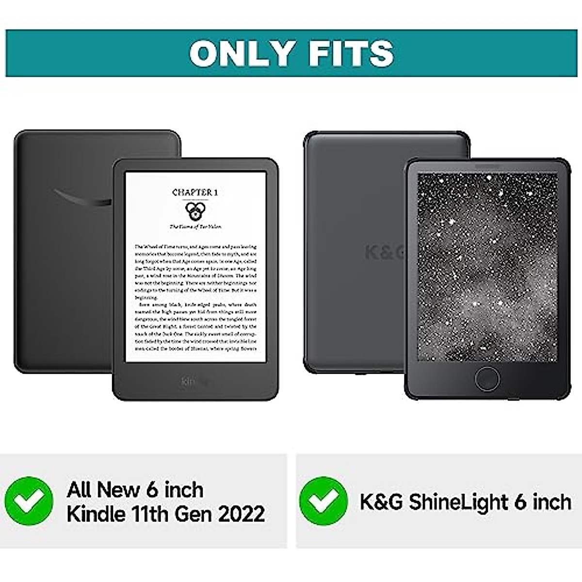 Ayotu Stand Case for 6" All-New Kindle 11th Generation 2022 Release, Premium PU Leather Cover with Hand Strap, Auto Sleep/Wake and Back Cover Adsorption, Only for Basic Kindle 2022, Yellow Flowers