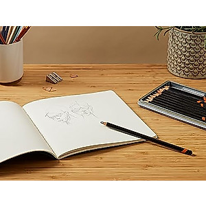 Moleskine Art Sketch Album, Soft Cover, Square (7.5" x 7.5") Plain/Blank, Black, 88 Pages