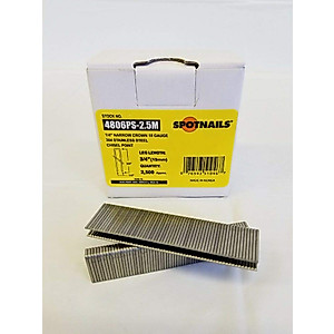 1/4-Inch Narrow Crown 3/4-Inch Leg 18-Gauge St Spotnails 4806PS Stainless Steel