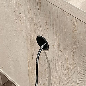 Sauder Costa Night Stand with Drawer in Chalked Chestnut, Chalked Chestnut Finish