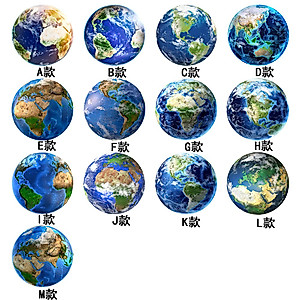 Guansen New Luminous Blue Earth Cartoon DIY 3D Wall Stickers for Kids Rooms Wall Sticker Home Decor Living Room Glow in The Dark Stars