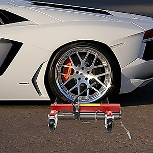 CaLaOCO Wheel Dolly, Wheel Dolly Car Skate, Heavy Duty Vehicle Positioning Hydraulic Car Wheel Dolly, Wheel Dolly for Vehicle Positioning
