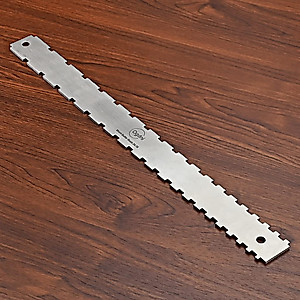 Ogdni Guitar Neck Notched Straight Edge Guitar Notched Neck Straight Edge Luthiers Tool for Gibson Fender Guitar