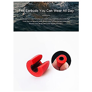 Super Soft Ear Plug 3pairs T400/t500(l m s) 4.9mm Caliber Ear Pads/Memory Ear Plug Foam Eartips,Soundproof Soft Sponge Silicone Ear Plugs for in-Ear Headphones Ear Tips Sponge Pads Accessories (Blue)