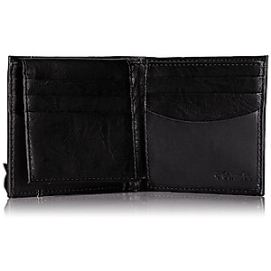 Columbia Men's RFID Blocking Toby Pass Case Wallet, Coal Black