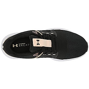 Under Armour Women's Charged Breathe Bliss, (005) Black/Metallic Light Copper/Peach Ice, 8