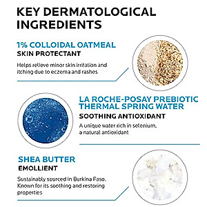 La Roche-Posay Lipikar Soothing Relief Eczema Cream, Face and Body Lotion For Eczema and Sensitive, Dry Skin, Moisturizer with Colloidal Oatmeal to Relieve Irritation