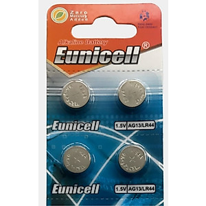 Eunicell 20 Batteries Blister Pack AG13, G13, SR44, LR44, A76, V13GA, PX76A, 357