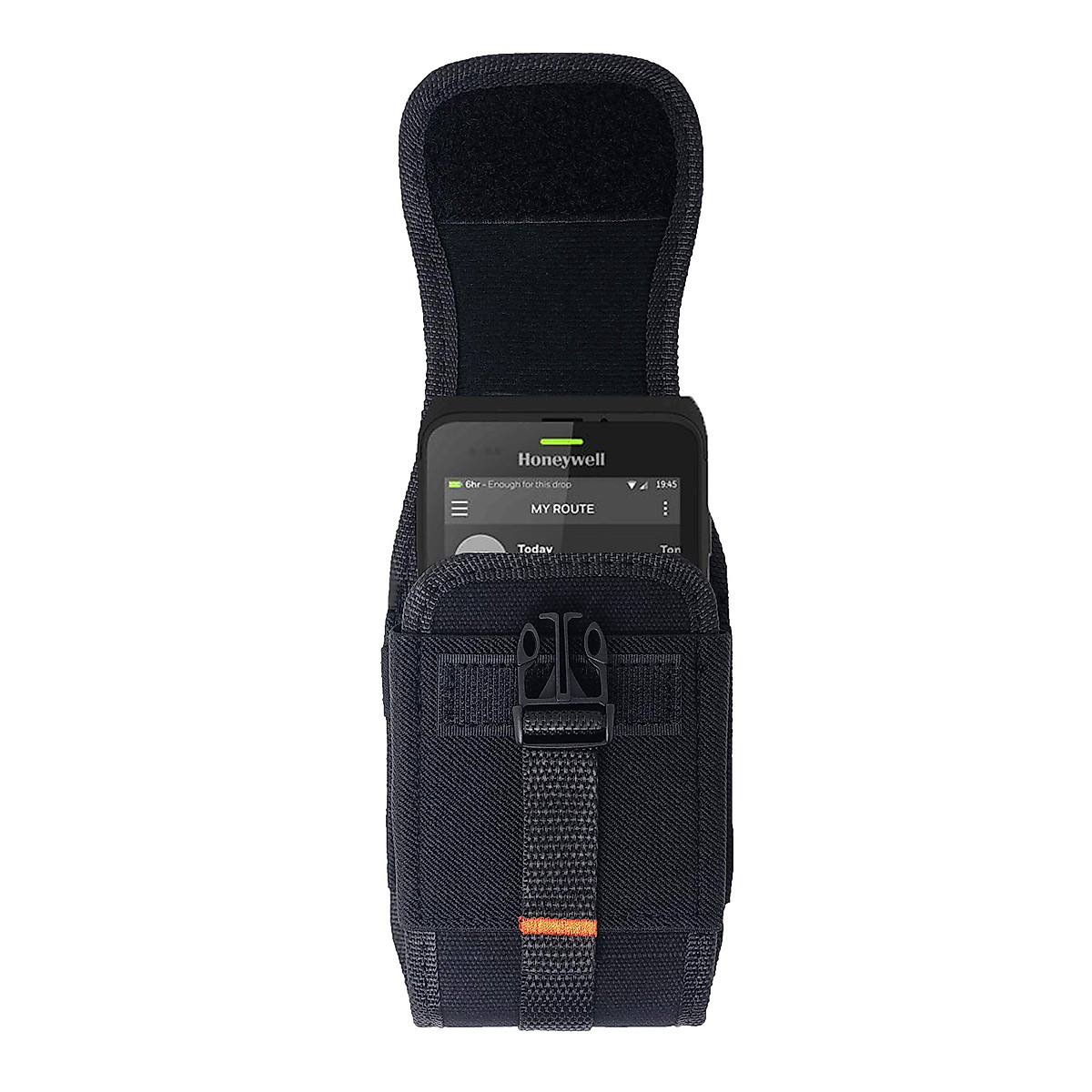 Agoz Scanner Case for Honeywell Dolphin CT40 CT50 CT50h CT60, CN51 CN75 CN75e CN3 Handheld Barcode Scanner Touch Mobile Computer, Rugged Holster Pouch Metal Clip, Belt Loops, Card Slot, Front Buckle