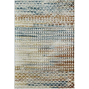 CosmoLiving Manhattan Collection Area Rug 8' x 10' Tribal Harvest