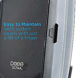 Dixie Ultra Tabletop Interfold Napkin Dispenser by GP PRO (Georgia-Pacific); Black, 54527A; Holds 275 Napkins, 7.600" W x 6.100" D x 7.200" H