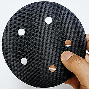 5 inch 5 Holes Premium Hook and Loop Pad Saver for Random Orbital Sanders notably extends the backing pad´s lifetime,Multi Hole Pad Protector