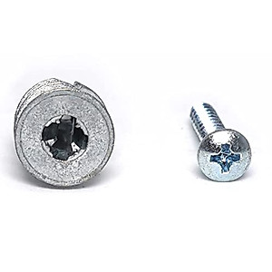 CONFAST Zinc Self-Drilling Drywall/Hollow-Wall Anchor Kit with Screws, 200 Pieces (100 Anchors+100 Screws) Includes #8 Anchors with Screws (Metal)