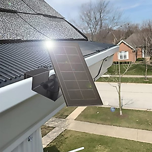 Shyueda Weatherproof Gutter Mount Compatible with Blink xt/xt2/Outdoor/Eufycam 2/E/2C/Pro/Arlo Pro/2/3/4/HD/Ultra/Ultra 2/Essential-Black(1Pack)