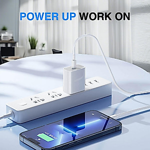 USB C Charger Block 20W Power Adapter, Fast Charging Block for iPhones, iPads, Android Devices, Gaming Controllers, Headphones & More - Universal Type C Charging Block