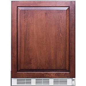 Summit Appliance CT661WBIIF Built-in Undercounter Refrigerator-Freezer for Residential Use, Cycle Defrost with Deluxe Interior, Panel-ready Door and White Cabinet (Panel Not Included)