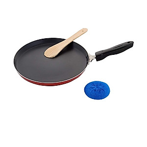 Sahishnu Online & Marketing Dosa Pan,Cookware Pan,NonStick Dosa Tawa,dosa tawa indian style,dosa pan non stick, dosa pan indian, Round Griddle,Cookware Dosa Tawa Size 275 mm,Thickness 2.4 mm