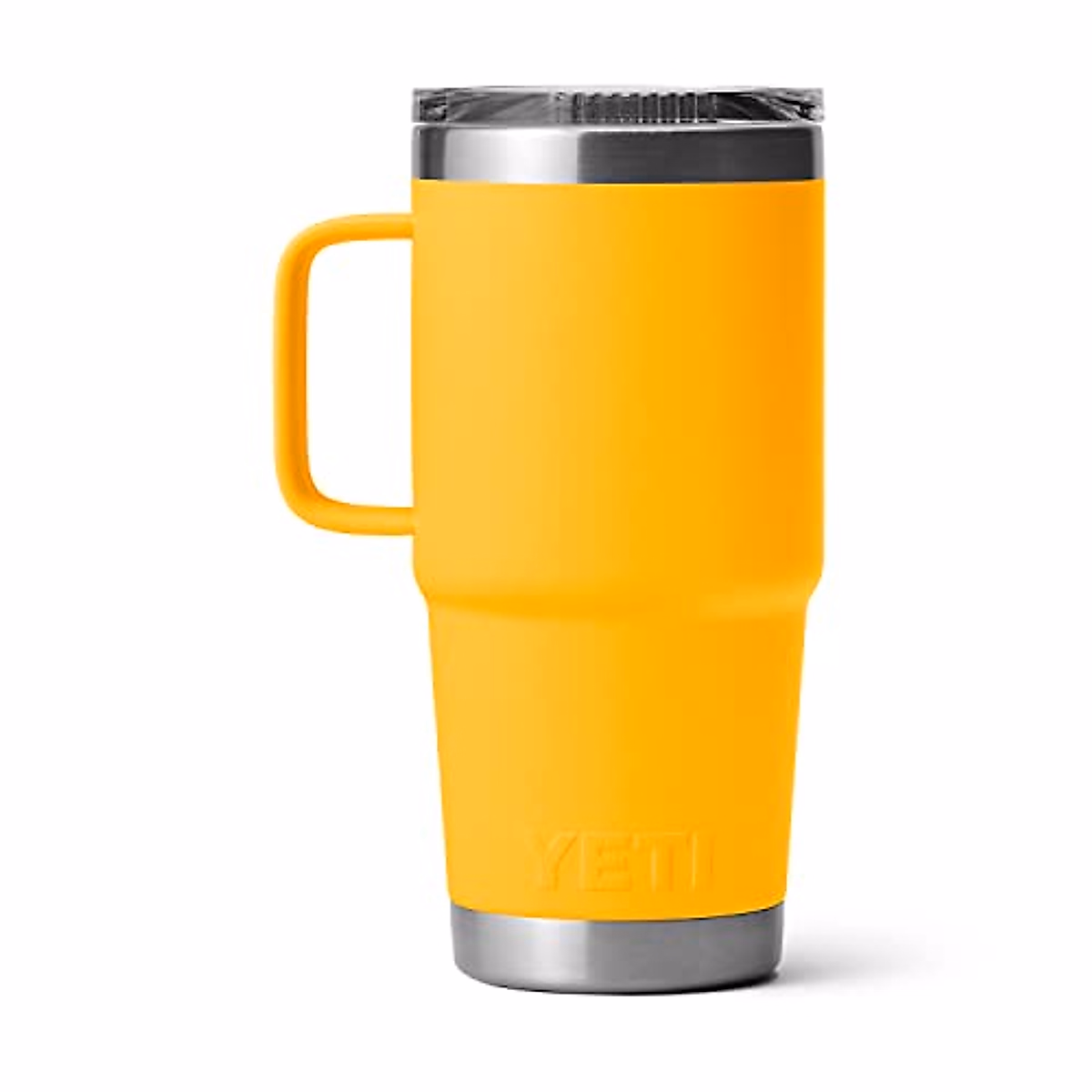 YETI Stainless Steel Rambler Travel Drinking_Cup, Vacuum Insulated with Stronghold Lid, 20 Ounces, Alpine Yellow