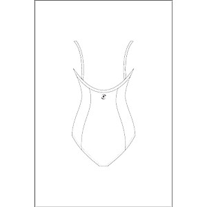 Wear Moi Ulena Leotard, Black, Medium, Cotton Elasthan (ULENMBLA)