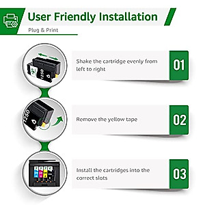 GREENSKY Compatible Toner Cartridge Replacement for Dell 1250 1250C 810WH C5GC3 XMX5D WM2JC to use with C1760nw C1765nfw 1350cnw 1355cn 1355cnw C1765nf Printer (Black Cyan Magenta Yellow, 4 Pack)