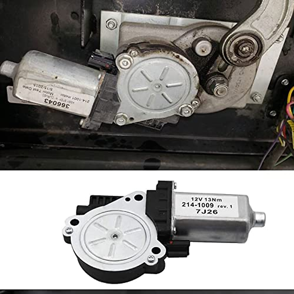 676061 RV Step Motor Replacement Kit Compatible with Kwikee, Wonvon 214-1001 RV Stair Entry Step Motor Replacement for Lippert 1101428 Motor Replacement Kit, Includes 3 Screws, One Year Warranty