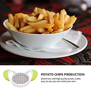 DOITOOL 1PC Multi- purpose Potato Cutting Device, Stainless Steel French Fry Cutter, Square Sharp Potato Slicer for Restaurant Home Kitchen