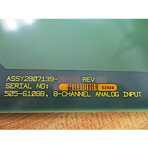 Siemens - Texas Instruments | 505-6108B | 8 Channel Analog Input Module