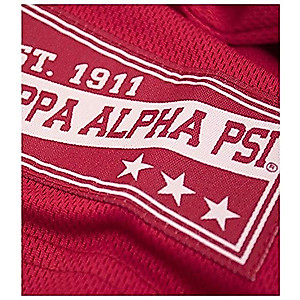 Kappa Alpha Psi Jersey Tee Shirt [3XL] Red