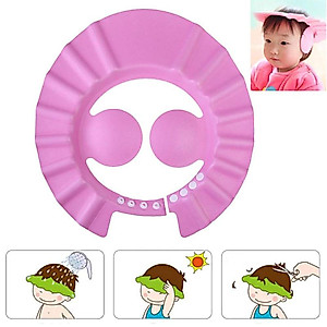 Rinser Rinse Cup Baby Shampoo Shower Bathing Protect Soft Cap Hat Baby Bath Set