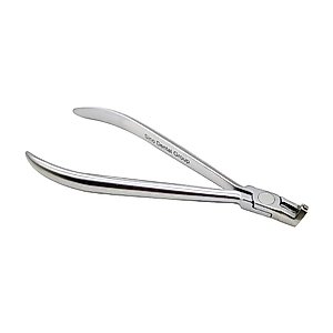 Dental Orthodontic Distal Cutter Plier,Orthodontic Flush Cutter, Distal End Cutter With Safety Holder,Cut Wire Up To A Maximum Of .021" x .025" (.53 mm x .64 mm) Standard Head Long Handle